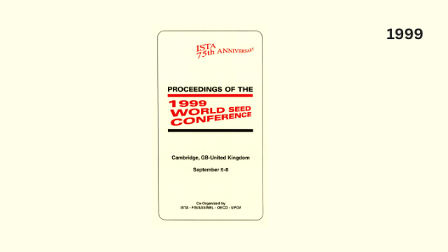 History of ISTA - International Seed Testing Association
